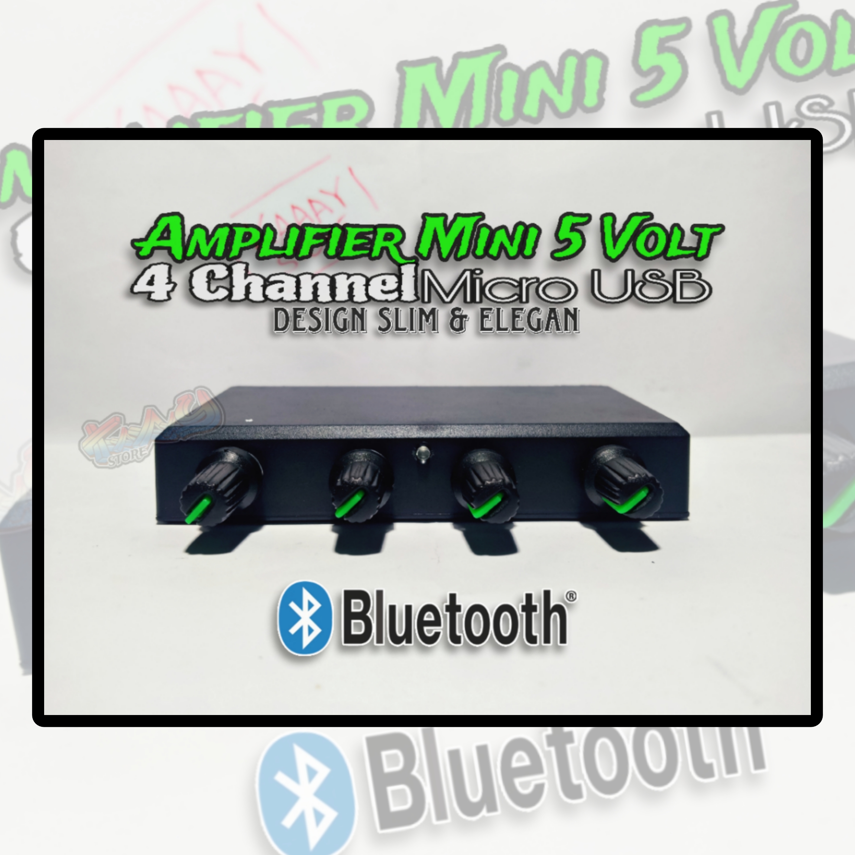 Amplifier Mini 4 Channel Bluetooth | Power Amplifier mini 4 Channel 5 ...