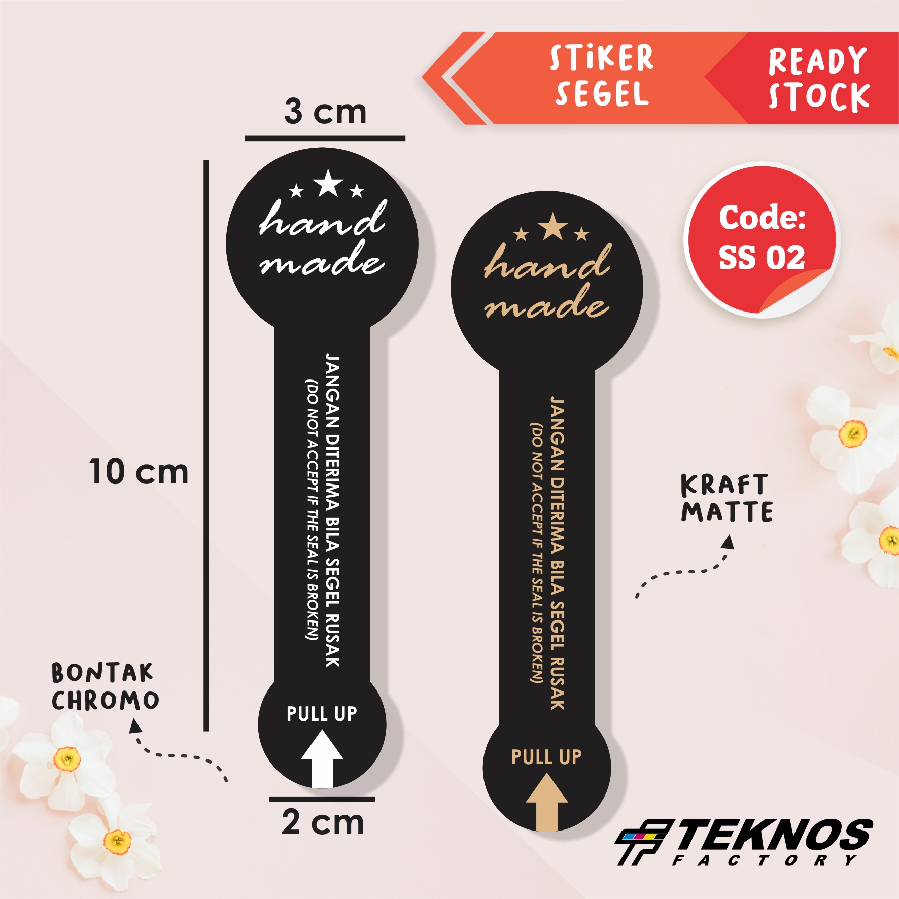 [35 PCS] STIKER SEGEL MAKANAN BOTOL KEMASAN MURAH SS 02 | Lazada Indonesia