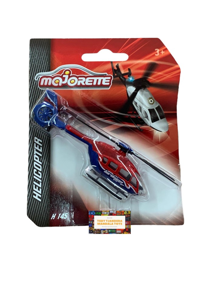 Majorette Helicopter Airbus H145 Birdman Red Blue | Lazada Indonesia