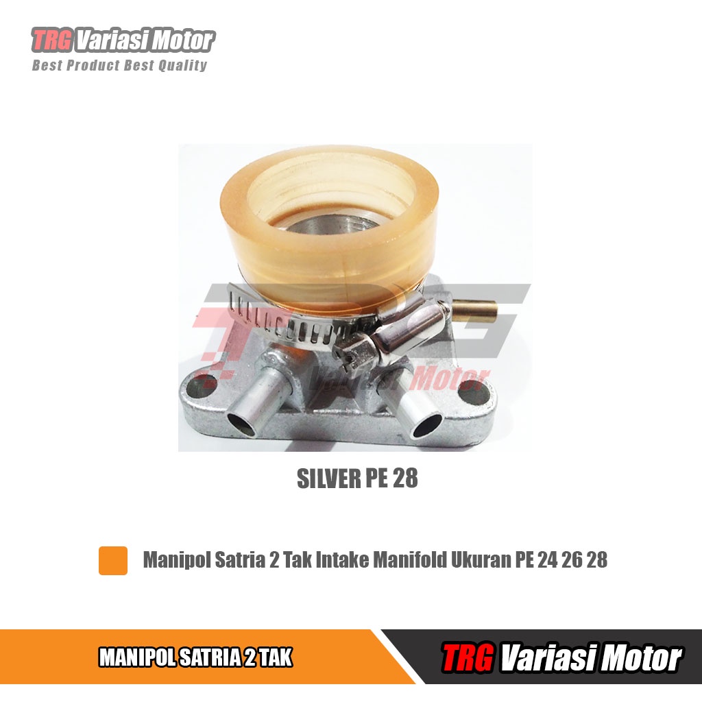 Manipol Satria 2 Tak Ukuran PE 24 26 28 Intake Manifold TRG Bahan ...