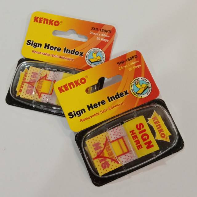 SIGN HERE INDEX KENKO SHI-150FD 50 FLAGS | Lazada Indonesia