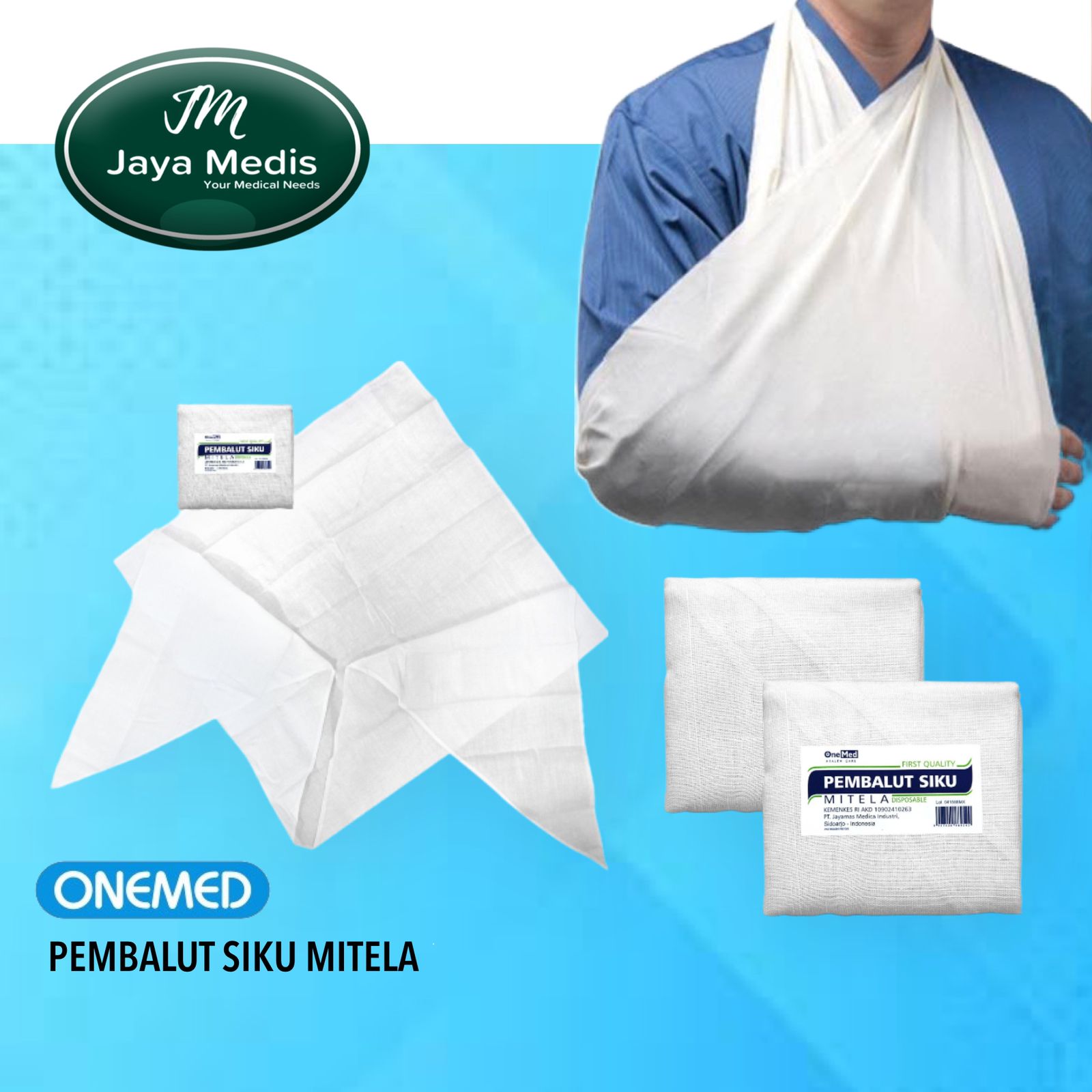 Kain Pembalut Siku Mitela - Onemed 1 Pcs | Lazada Indonesia