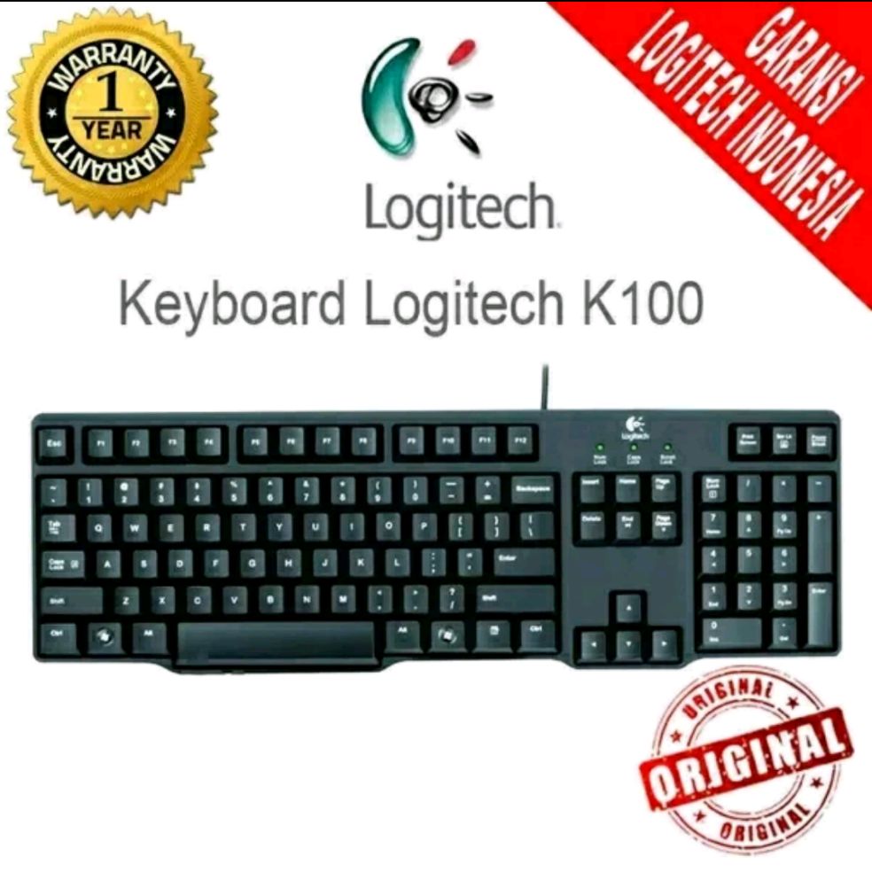 Keyboard Logitech K100 | Lazada Indonesia
