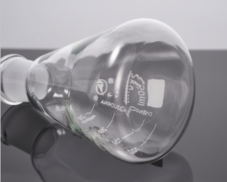 SHUNIU Erlenmeyer Flask with Stopper/Labu Erlenmeyer Tutup Asah 100ml ...