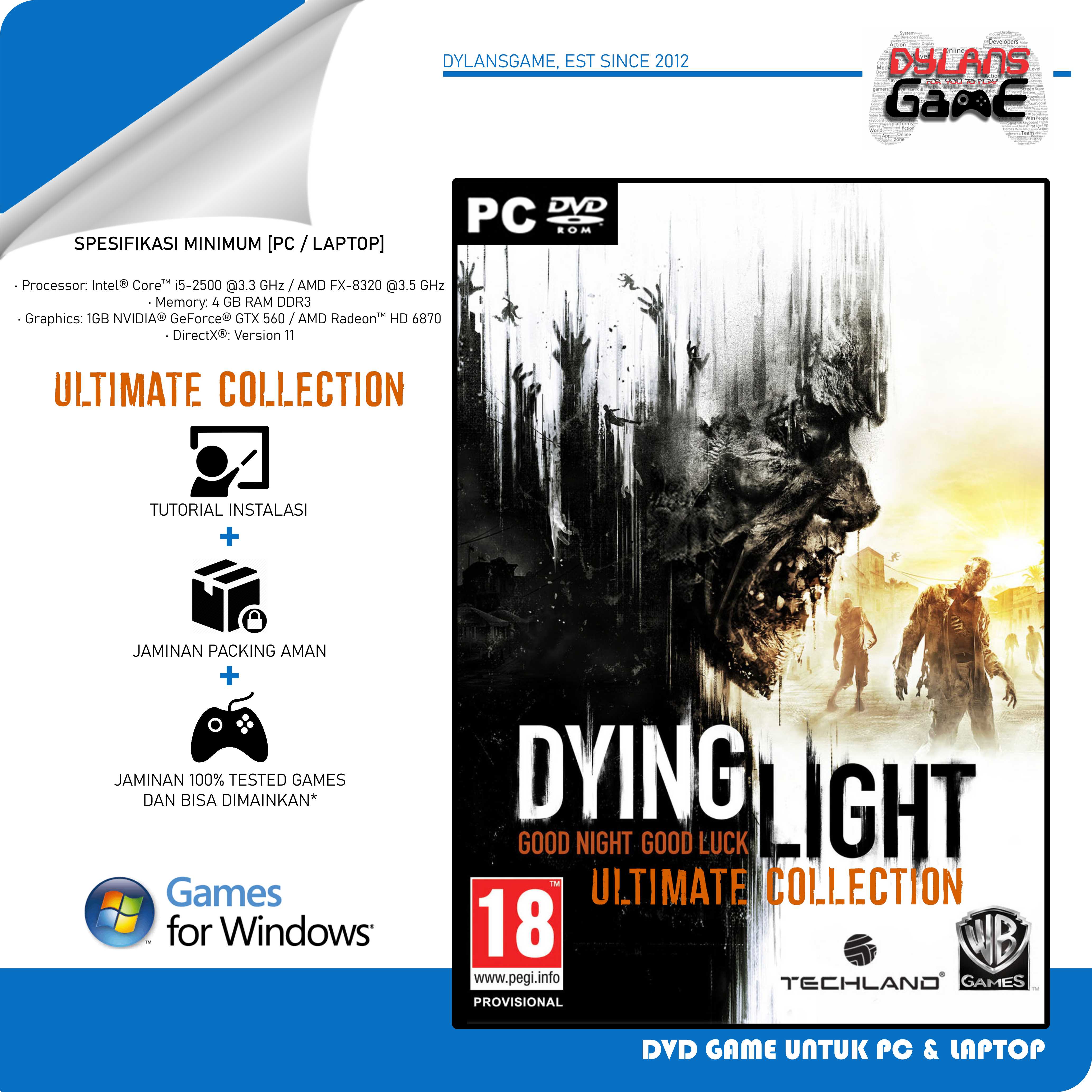 DYING LIGHT ULTIMATE COLLECTION v1.30.0 + ALL DLC KASET DVD GAME PC ...
