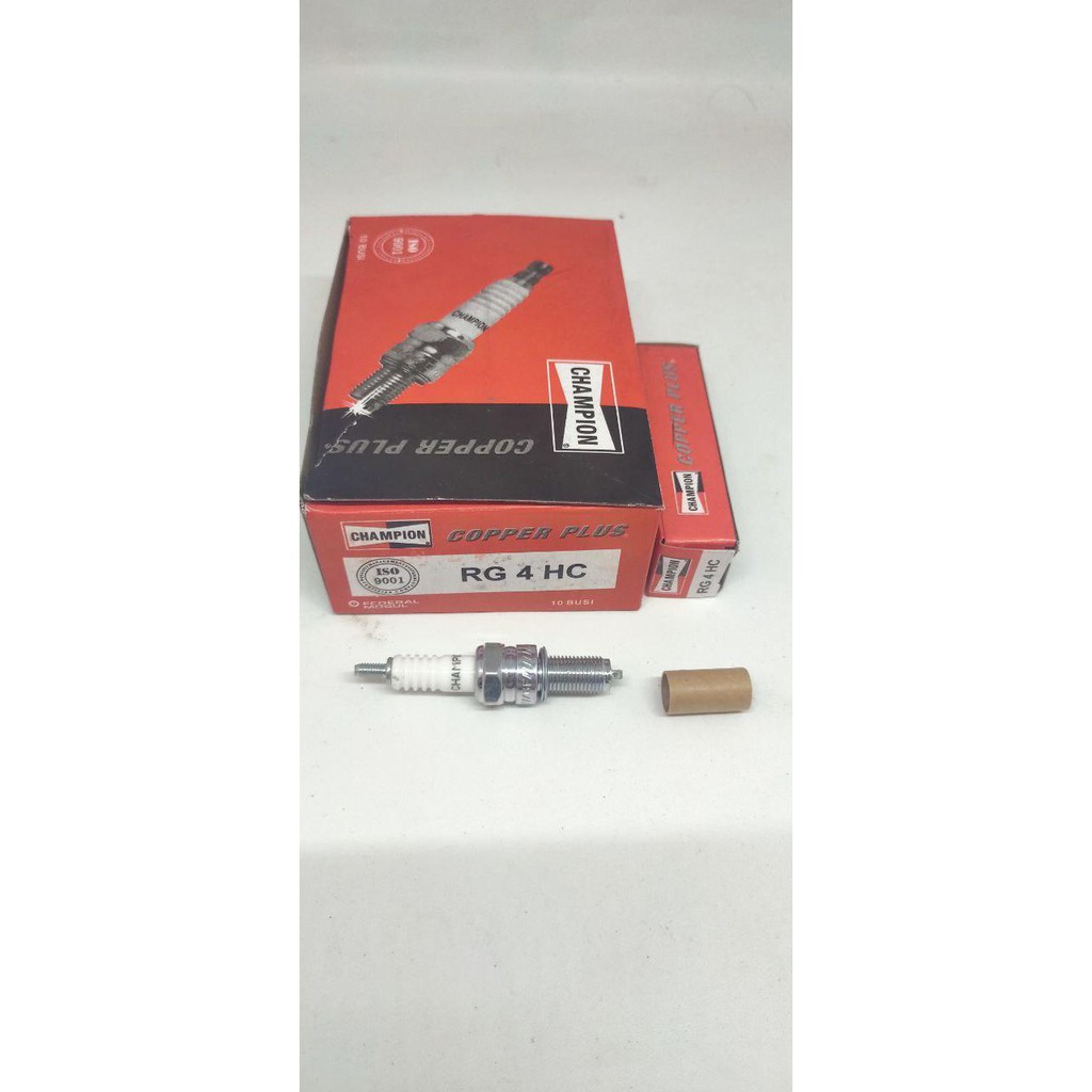 Busi Champion RG4HC Vixion Jupiter MX Kharisma Nmax Supra X 125 Beat ...