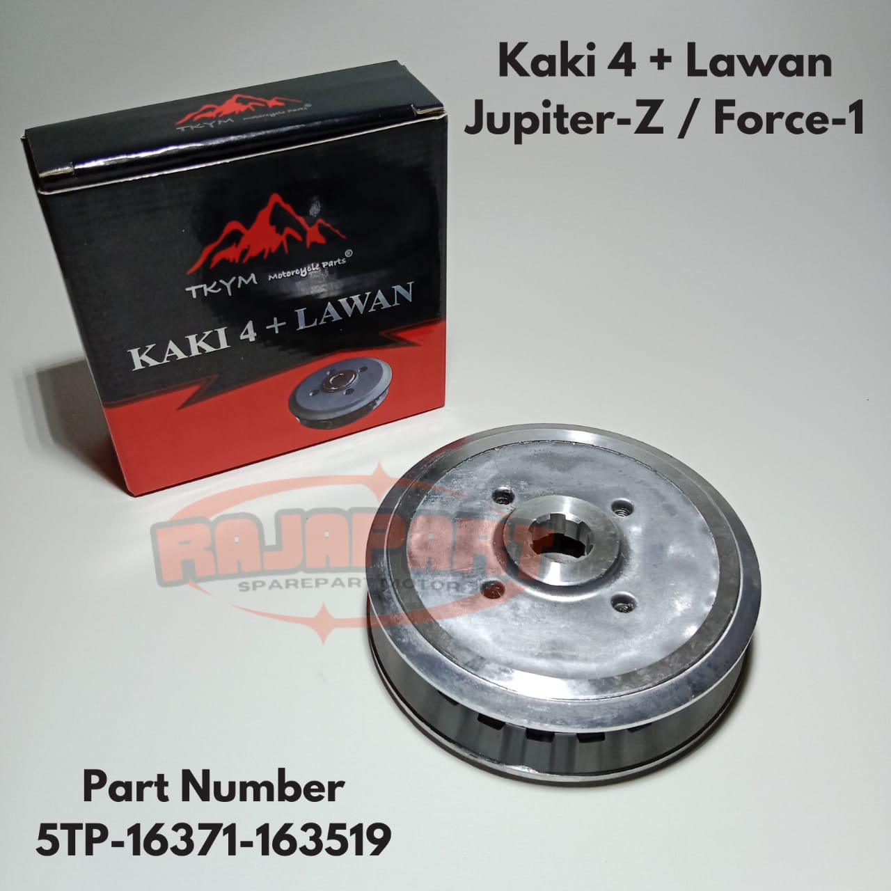 KAKI 4 + LAWAN RUMAH KOPLING JUPITER Z VEGA R NEW FORCE-1 PLUS DUDUKAN (5TP) TAKAYAMA | Lazada ...