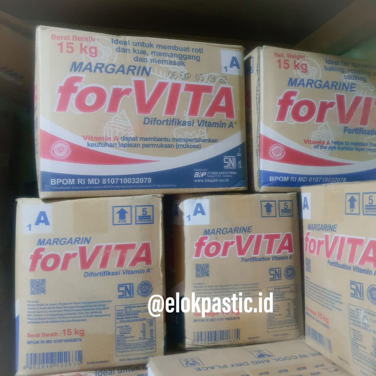 Margarine / Mentega Forvita Kemasan 15kg / 1 Dus | Lazada Indonesia