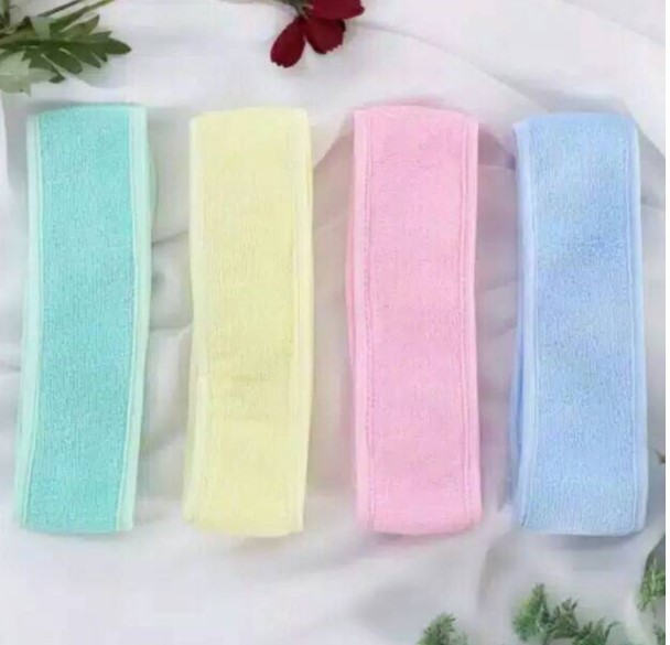 Bandana Facial Masker / Headband Bando Mandi / Bandana Makeup Korea ...