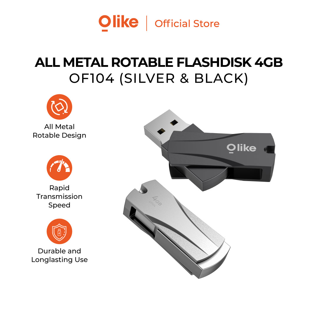 OLIKE FLASHDISK FULL METAL HIGH SPEED MEMORY 4GB 8GB USB 2.0 OF104 ...