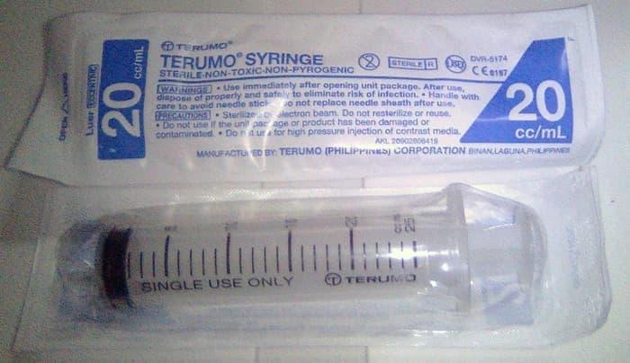 Disposable Syringe 20 cc Terumo / Disposable Syringe 20 ml Terumo | Lazada Indonesia
