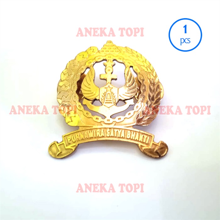 Pin Padi Kapas Logo Purnawira Satya Bhakti – Bros Pepabri - Aneka Topi ...