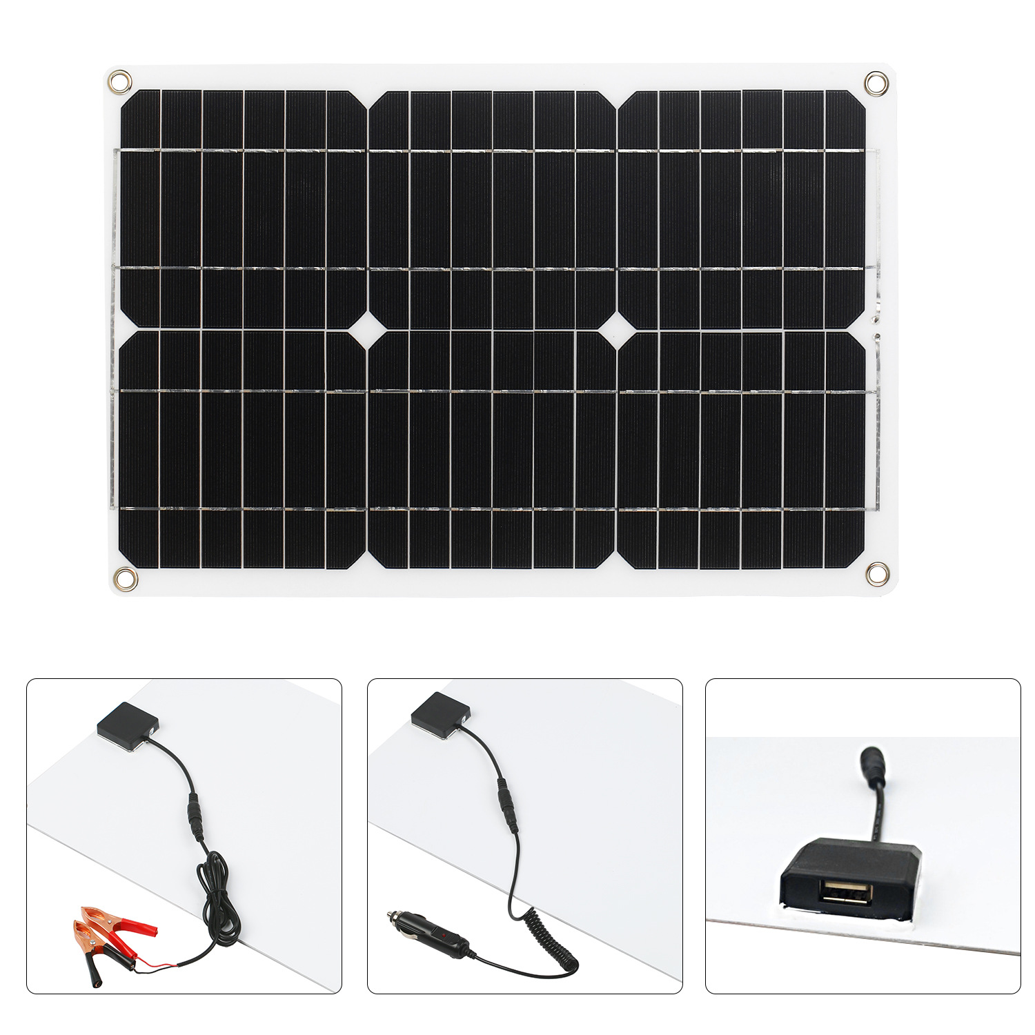 [Dikirim Dari Jakarta]60W/100W SOLAR PANEL PANEL SURYA PEMBANGKIT ...