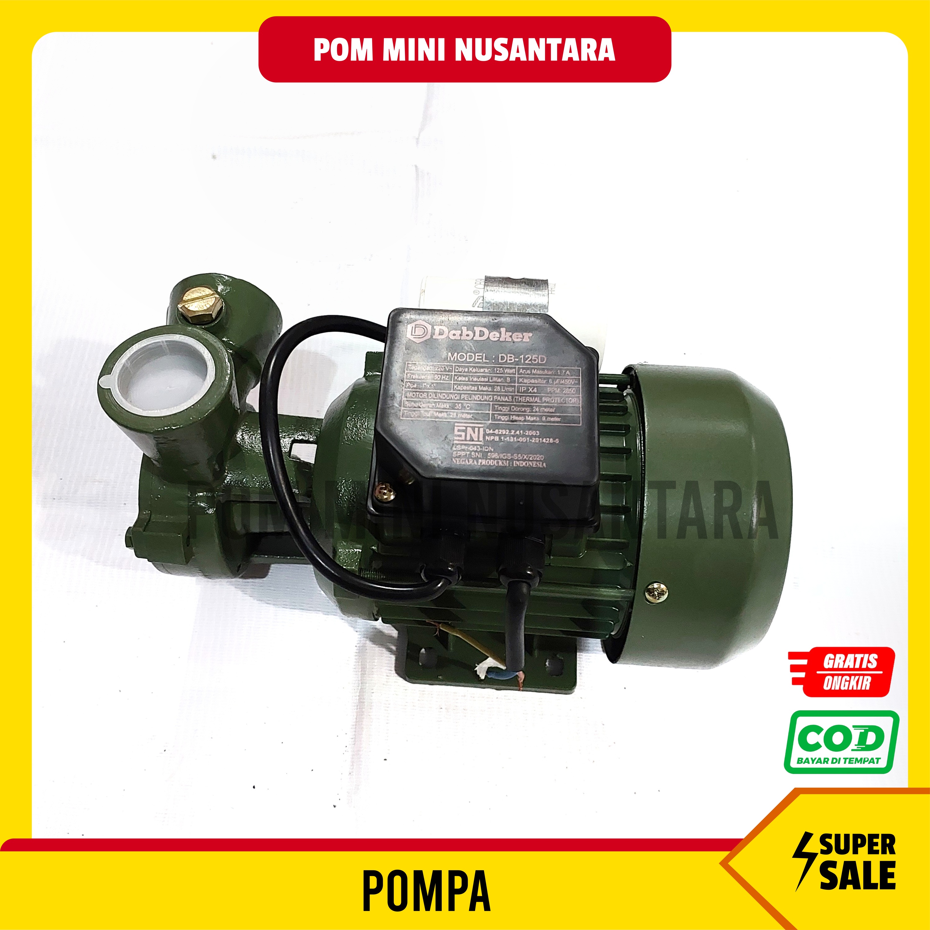 Pom Mini Nusantara - Pompa Bensin Pertamini Digital Ac 125 Watt ...