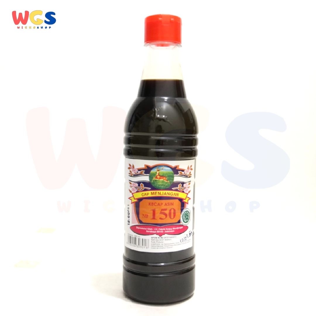 Cap Menjangan Kecap Asin No 150 Original White Soy Sauce 600ml - Halal ...