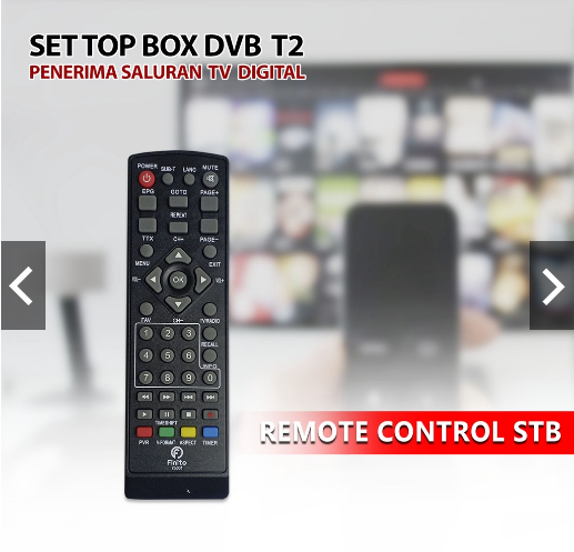 Remot STB Set Top Box TV digital DVBT2 universal bisa semua merk ...