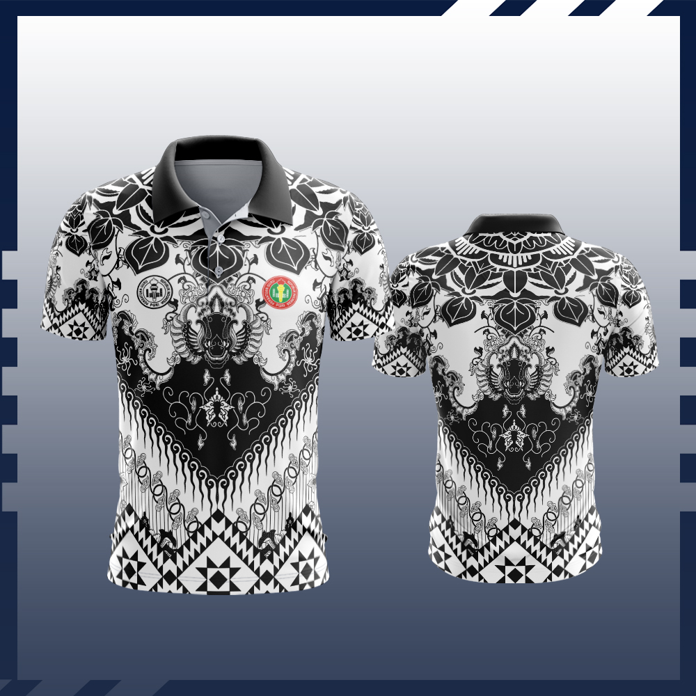 BATIK PGRI// KAOS Baju Polo Pria Pgri Terbaru Desain Pull Frint ...