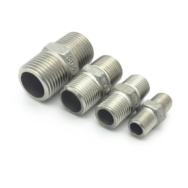 Double Nepple Ss304 Nepel Stainless Steel 304 Drat Dalam Uk 1 8 1 4