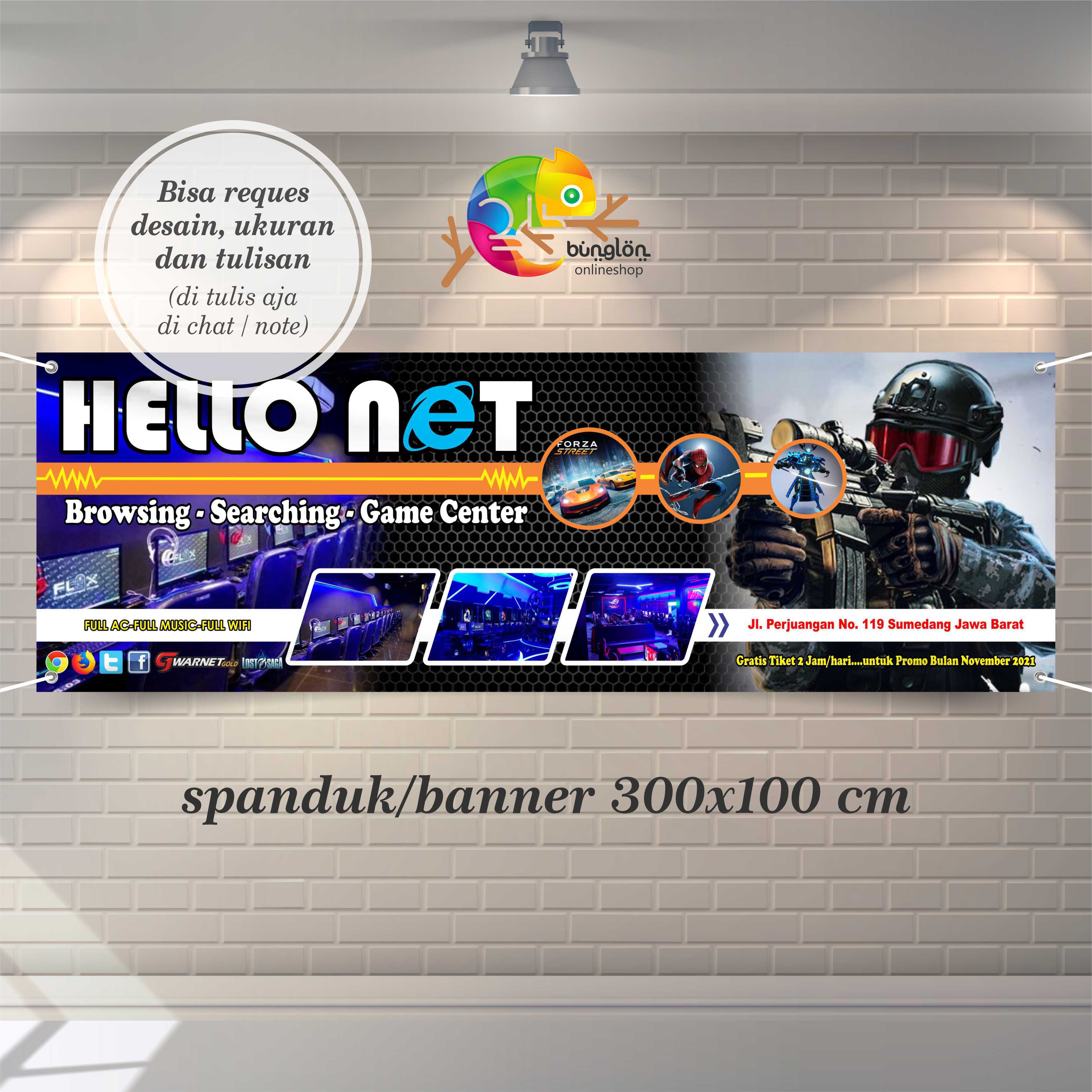 Spanduk, Banner Warung Internet, Warnet | Lazada Indonesia