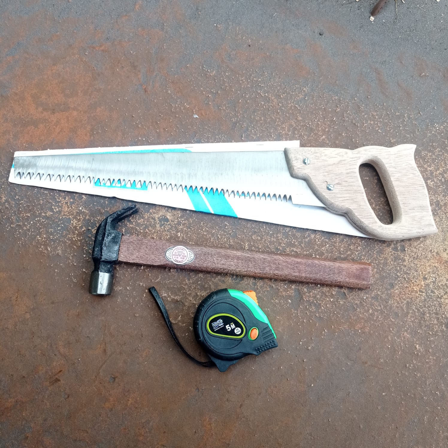 PAKET ALAT TUKANG KAYU KOMPLIT MURAH 5 ITEM - Gergaji, Palu Kambing ...