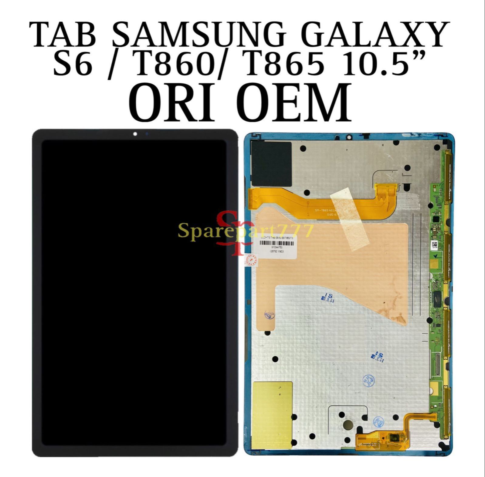 ORIGINAL OEM LCD Touchscreen Samsung Galaxy Tab S6 / T860 / T865 10.5 ...