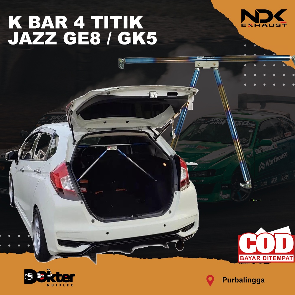 STRUTBAR K-BAR STABILIZER 4 POIN MOBIL HONDA JAZZ GK5 / GE8 STABILIZER ME GARAGE | Lazada Indonesia