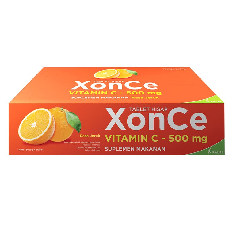Xonce Tab Box 100 tablet Xon-ce Vitamin C 500 mg Xon Ce | Lazada Indonesia