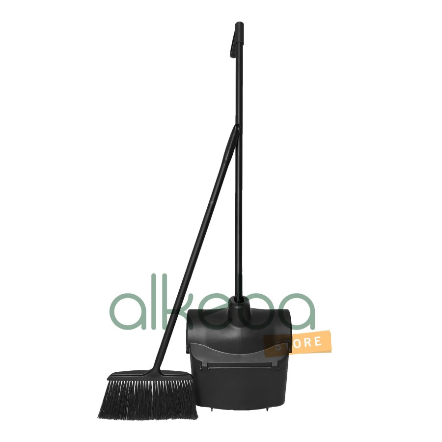Pengki Sapu Impor dustpan with broom buka tutup indoor seperti krisbow ...