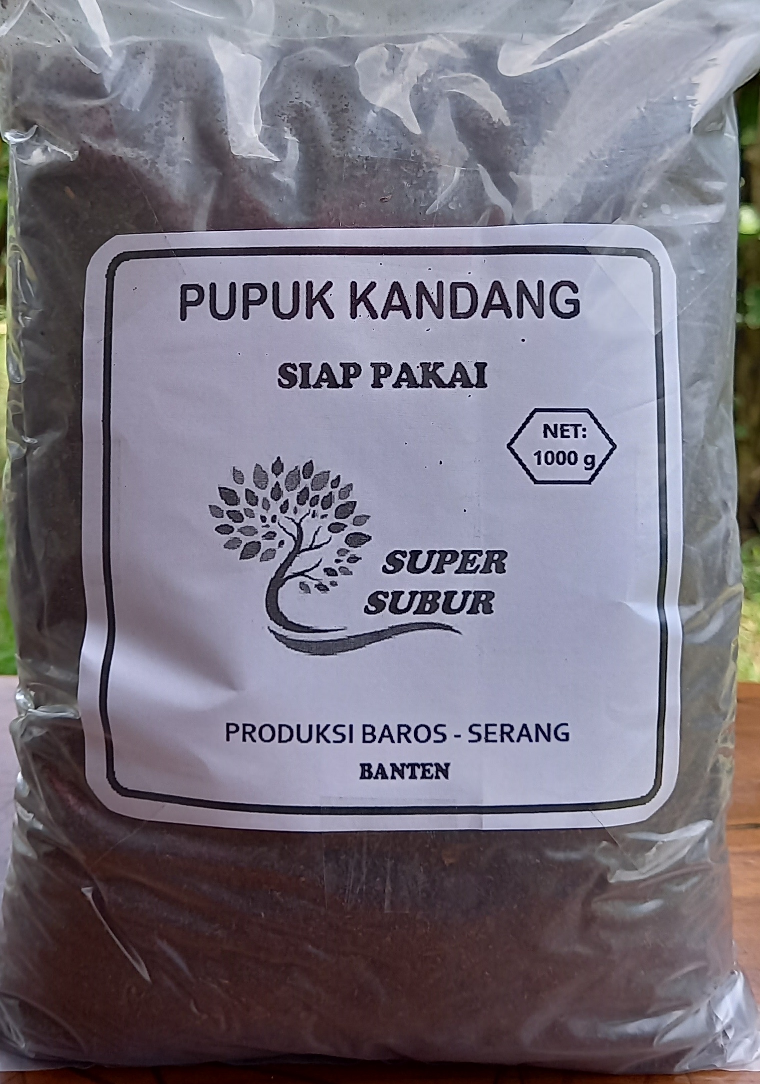 Pupuk Kandang sapi Halus Kemasan Repack 1000grams kompos Organik halus ...