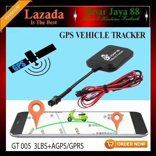 GPS Vehicle Tracker GSM GT005 - Alat Pelacak Kendaraan Mobil Dan Motor ...