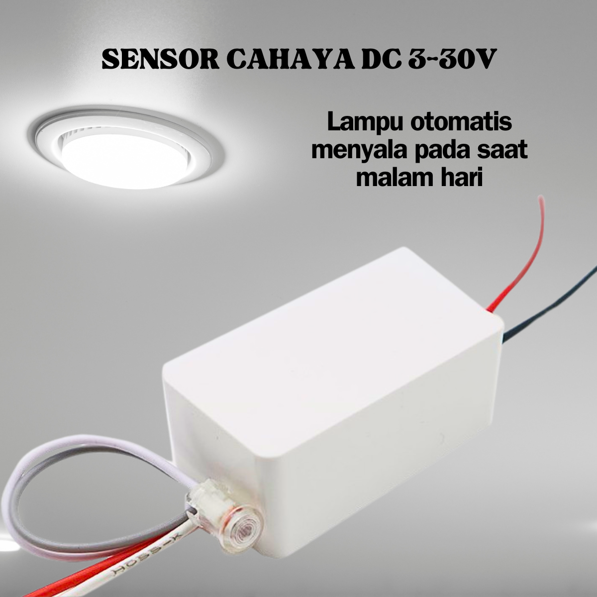 Light Switch Photocell Saklar Sensor Cahaya Lampu Otomatis DC 3-30V AC ...
