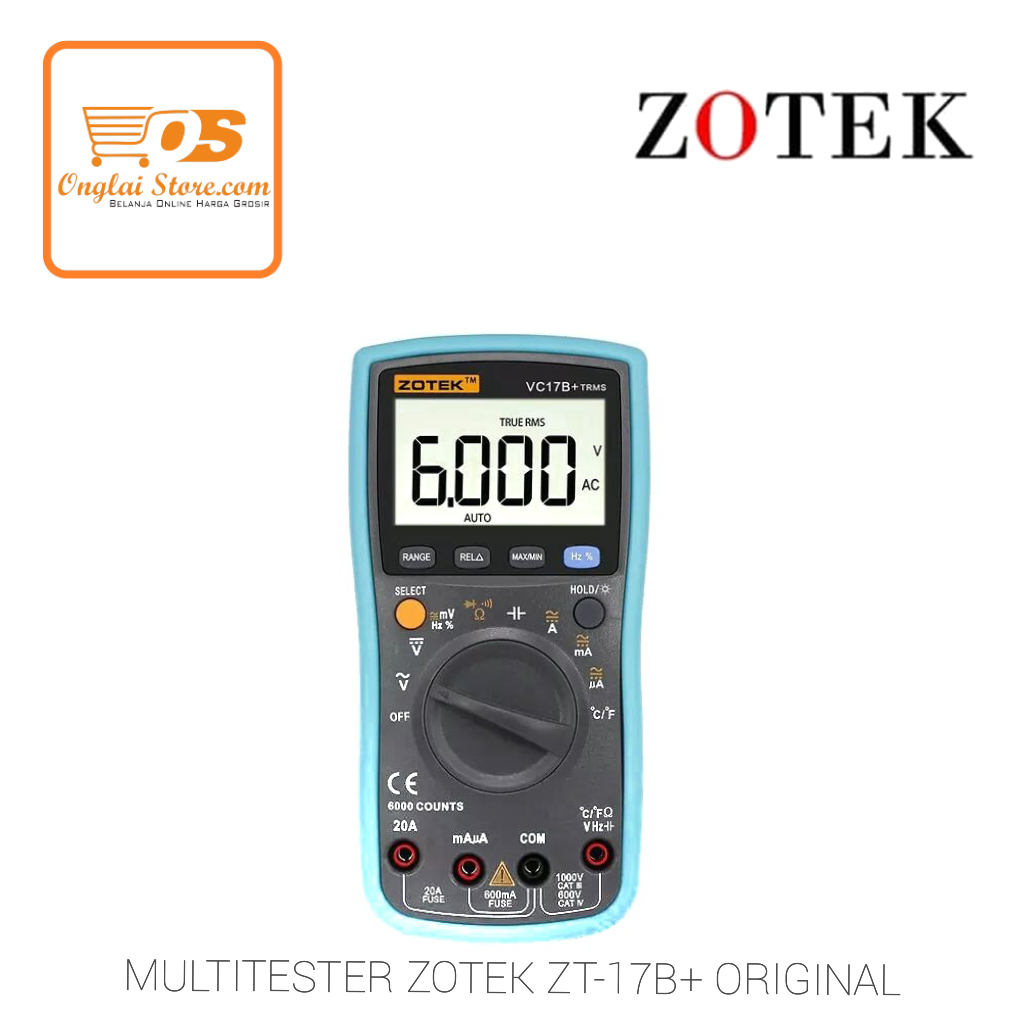 MULTITESTER ZOTEK ZT-17B+ / AVOMETER ZOTEK ZT-17B+ ORIGINAL | Lazada ...