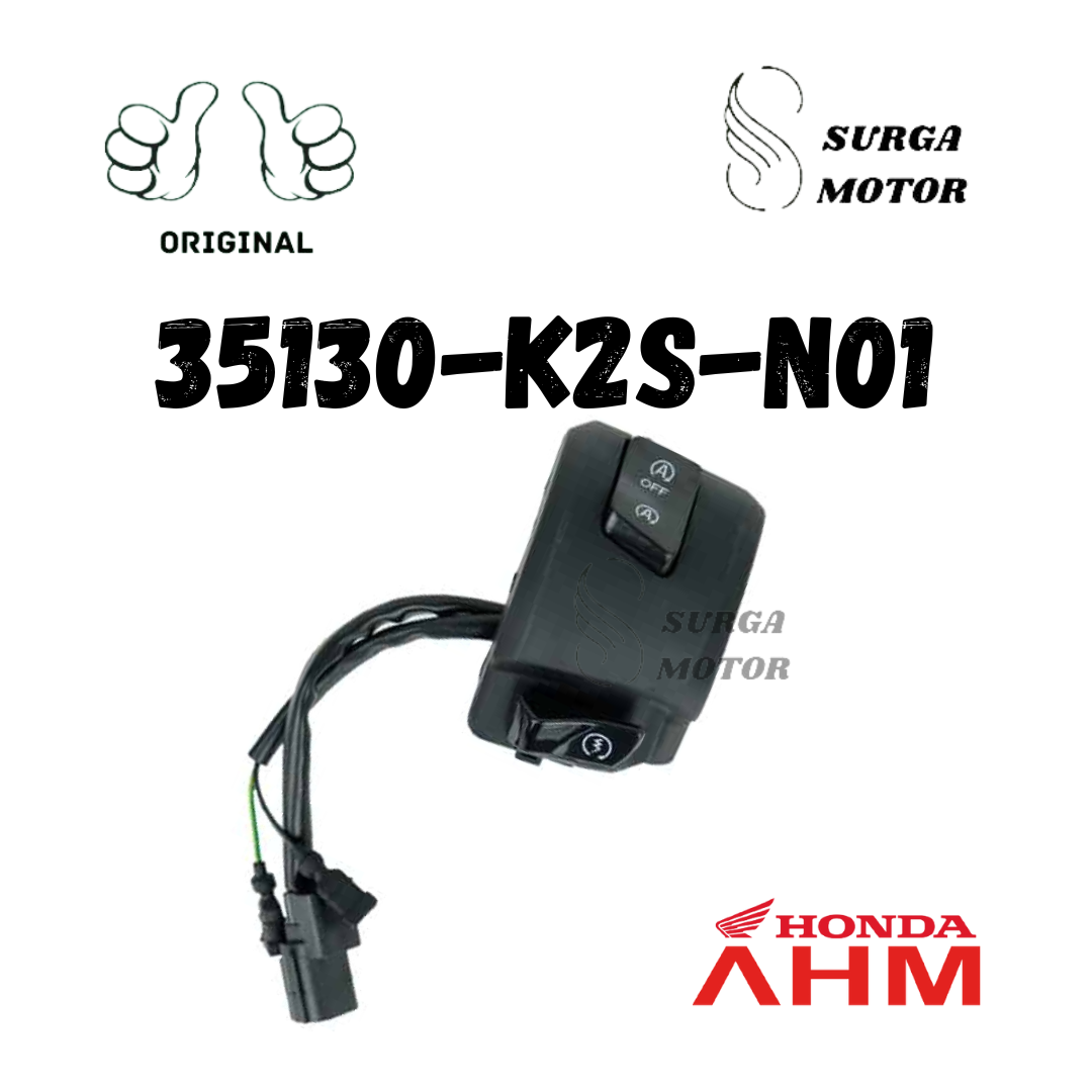 Holder Starter Saklar KANAN Vario 160 2022 Tombol Stater Sakelar Gas Right Switch Assy Start ...
