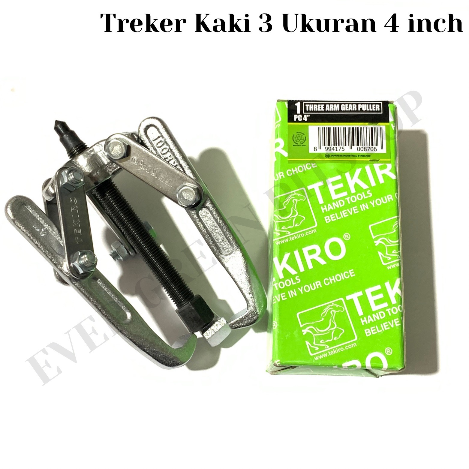 TEKIRO Treker bearing 4" Kaki Tiga Bearing Puller alat pembuka bongkar ...