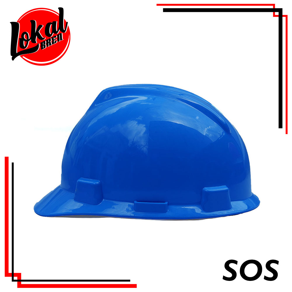 Helm Proyek/Helm Safety SOS + Inner Biasa | Lazada Indonesia