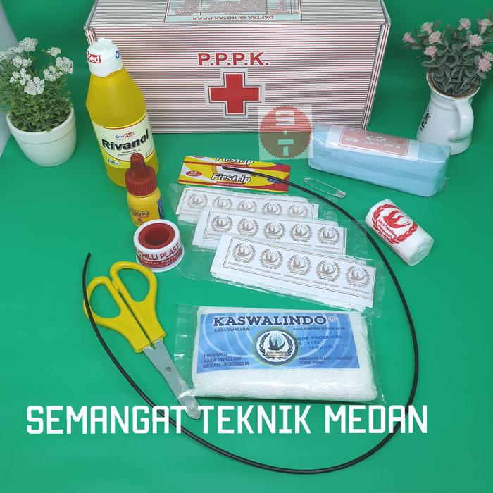 KOTAK FIRST AID KIT P3K PPPK EMERGENCY DARURAT KECELAKAAN MOBIL RESCUE ...