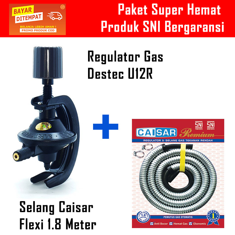 Destec U12R + Caisar Flexi 1.8M Paket Combo Murah - Produk SNI ...