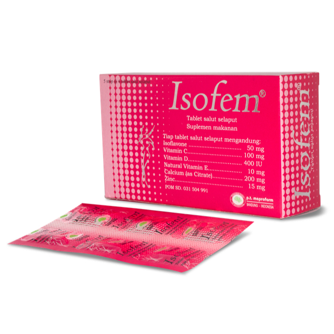 Isofem Box 30 Tablet - Vitamin Kesehatan Tulang | Lazada Indonesia