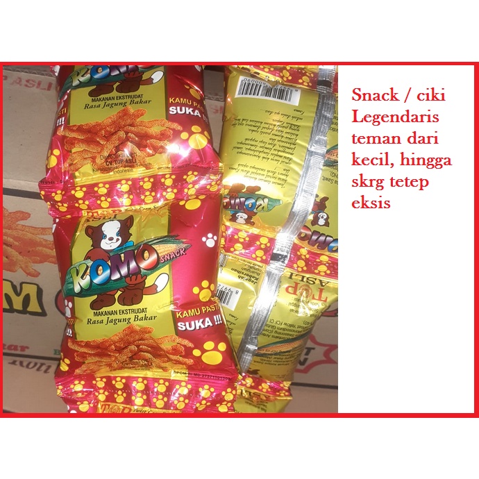 Snack Komo Rasa Jagung Bakar | Semua Pasti Suka snack murah legendaris ...