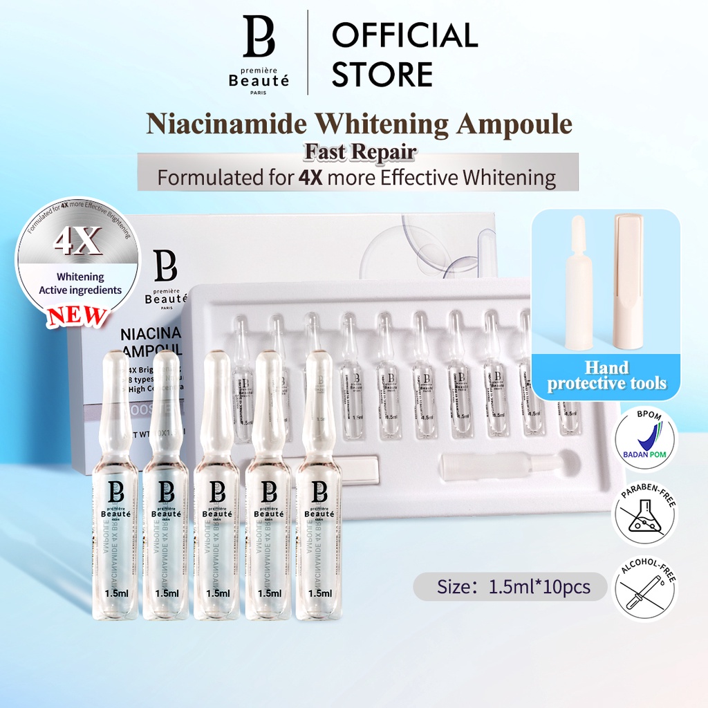 [BPOM] Premiere Beaute AMPOULE 1.5ml*10 Niacinamide VC Booster ...