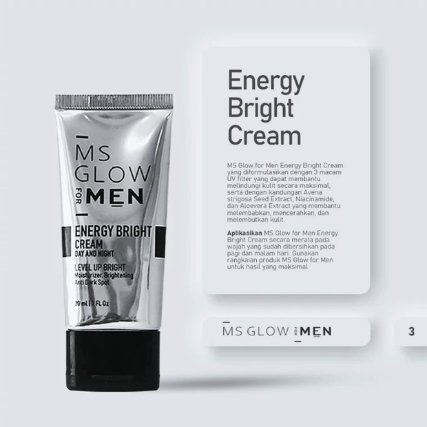 [ ECER ] MS GLOW For Men sunscreen spray / facial wash atau sabun ...