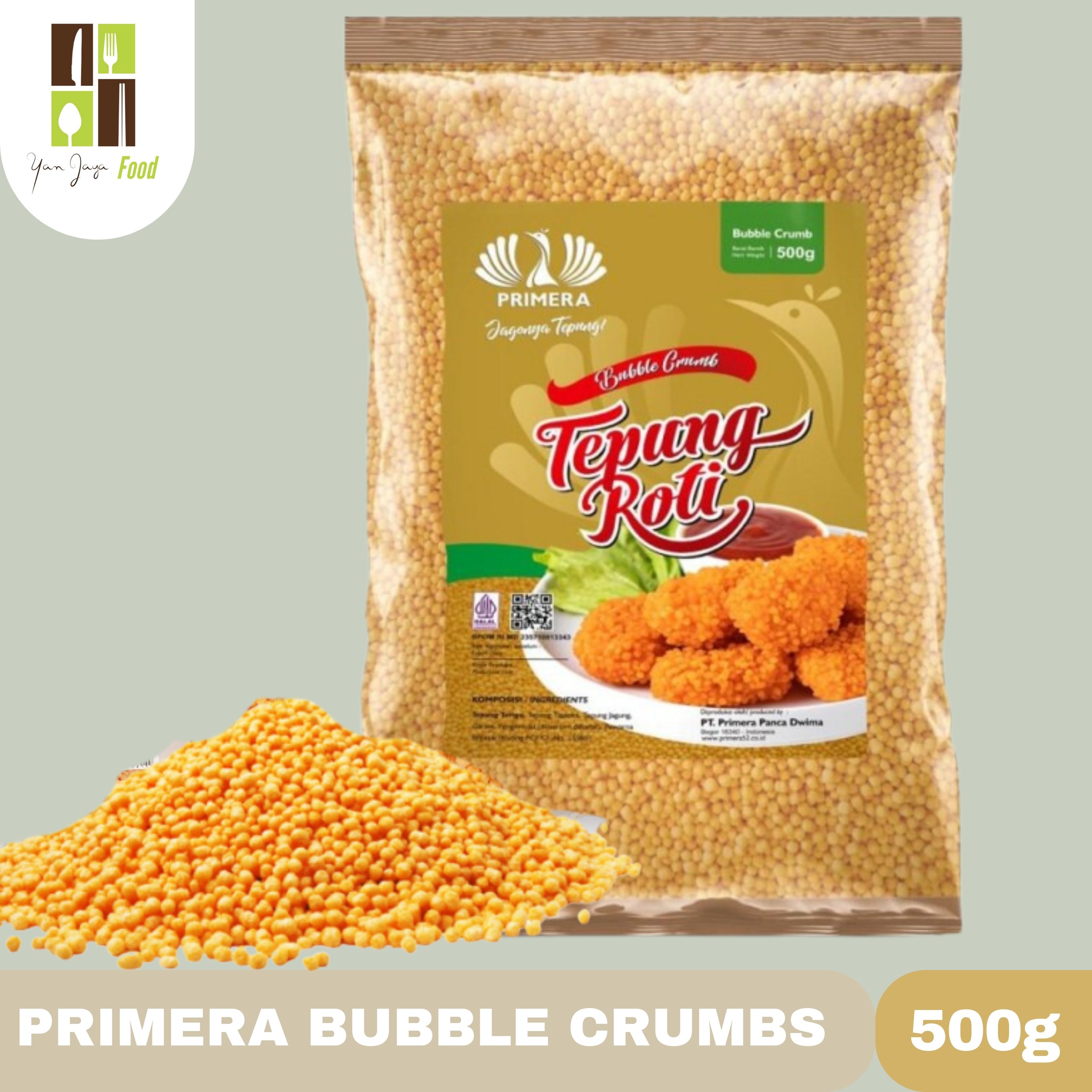 Primera Bubble Crumbs / Tepung Roti / Tepung Bubble / Krispi Kemasan ...