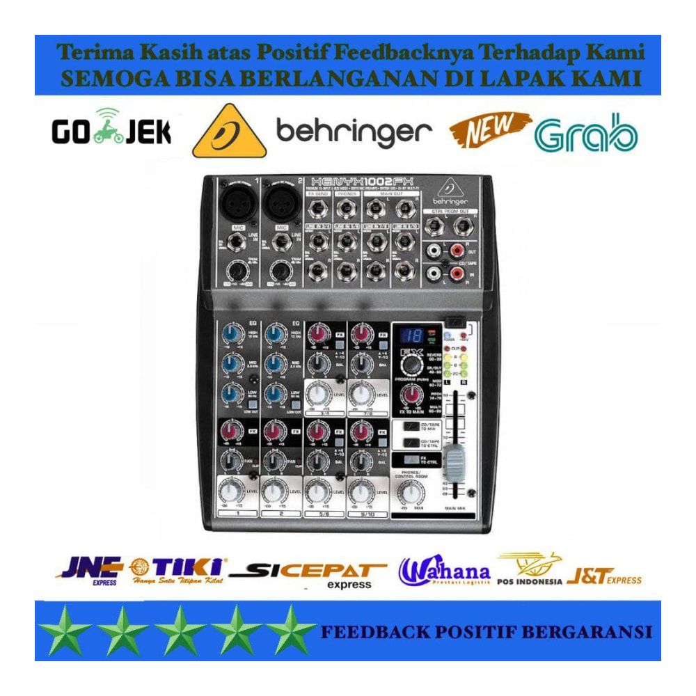 NEW Mixer Behringer XENYX 1002 FX ( 10 channel ) | Lazada Indonesia