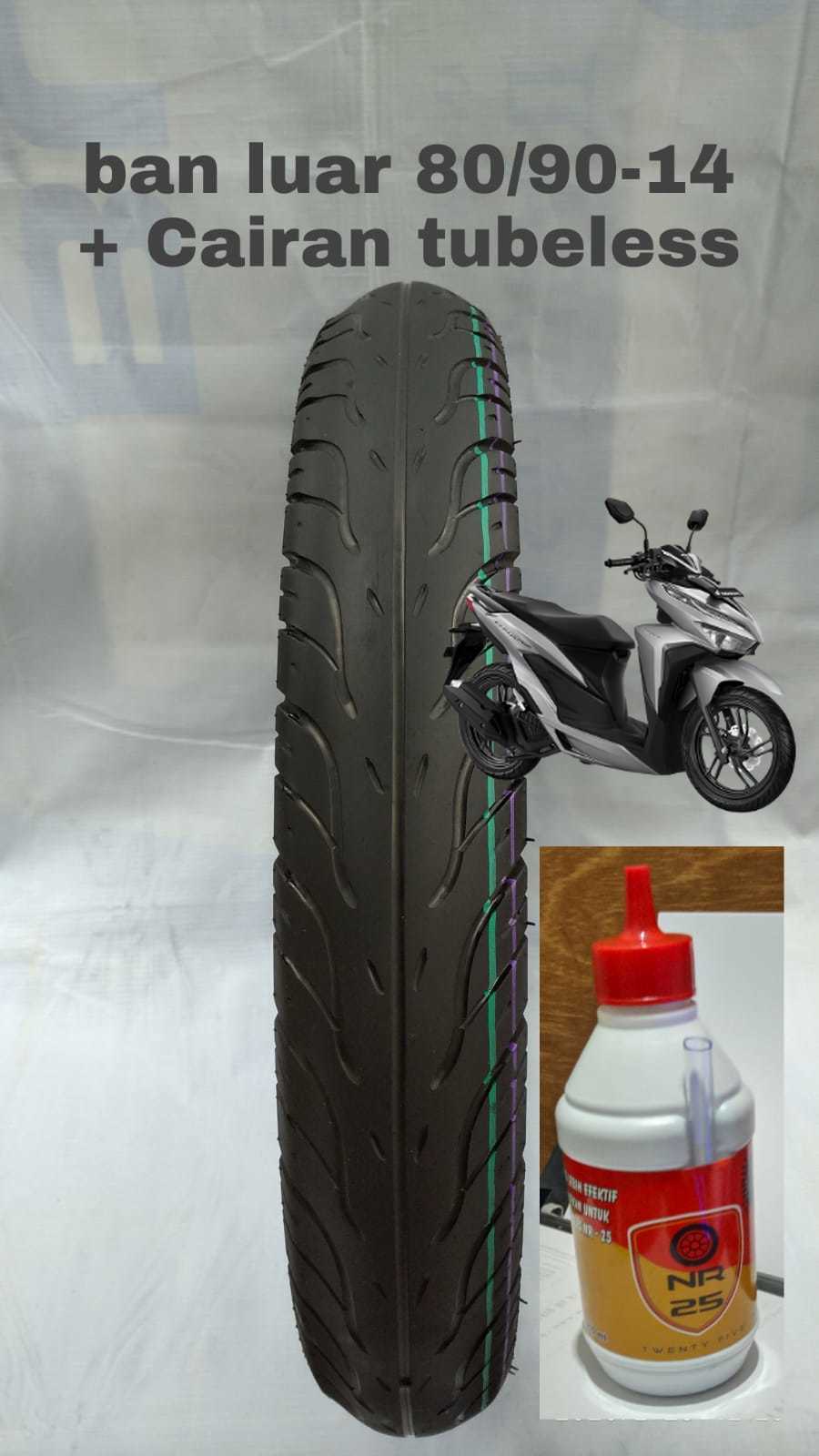 Ban depan ALL NEW VARIO 150 Fi mulus dan cairan tubles FEDERAL FT235 ...