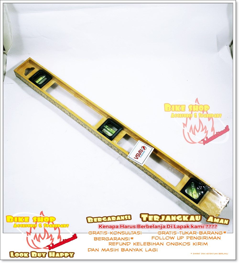 Water Pass Panjang Ukuran 60 cm 24Inch Merk VSVN Kuning | Lazada Indonesia