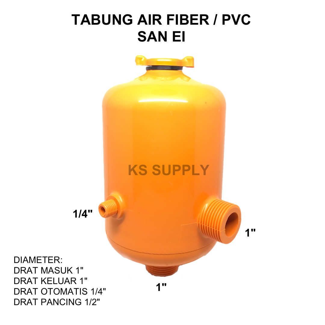 TABUNG POMPA AIR PVC | TABUNG FIBER | TANGKI OTOMATIS | Lazada Indonesia