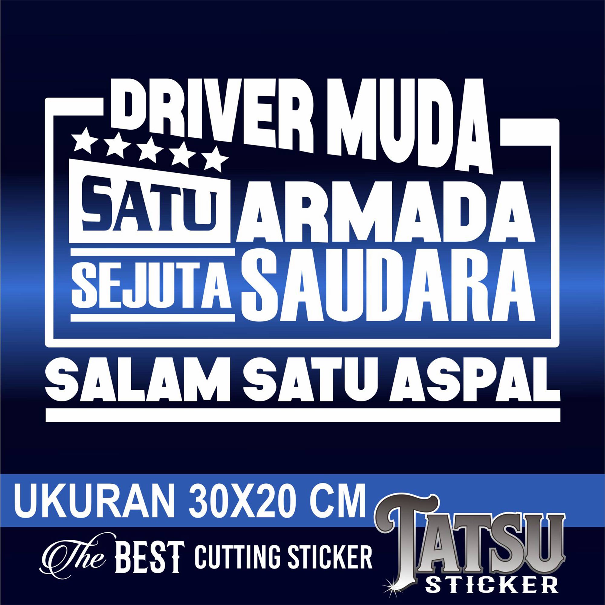 CUTTING STICKER STIKER MOBIL KACA BODY PINTU KATA KATA MOTIVASI LUCU ...