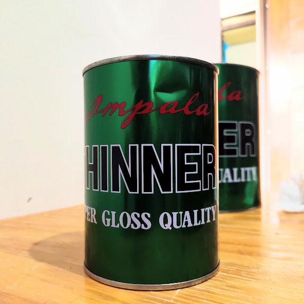 THINNER IMPALA Kaleng 1 Liter 5 Liter Galon / TINER IMPALA / PENGENCER ...