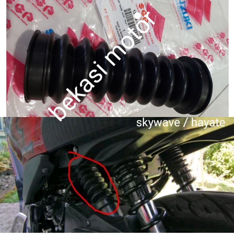 COD-joint inlet karet sambungan filter udara suzuki skywave hayate ...