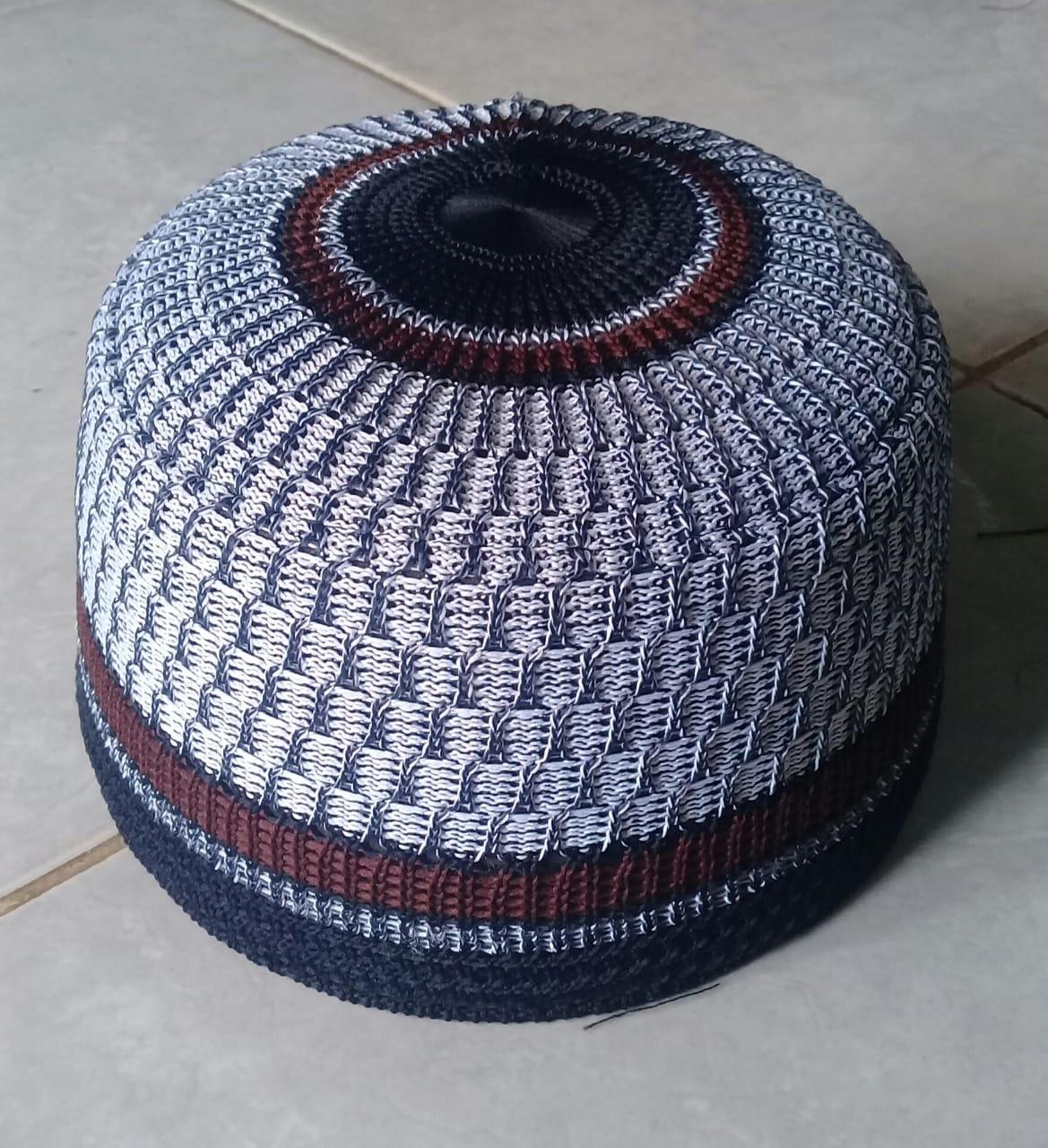 peci rajut oval songkok nasional kopyah kopiah rajut oval | Lazada ...